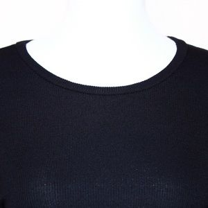 Bar III | Tops | Bar Iii Black Ruched Sleeve Ribbed Knit Top Medium ...